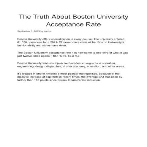 The Truth About Boston University Acceptance Rate.pdf