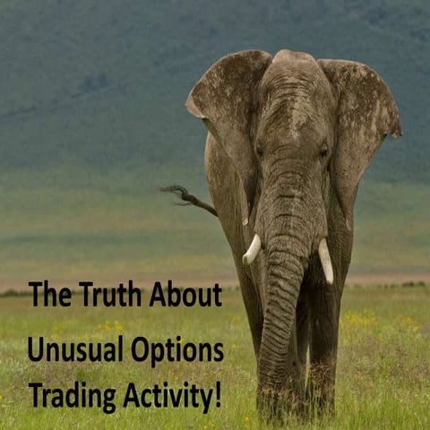 The Truth About Unusual Options Trading Activity! | PPTX