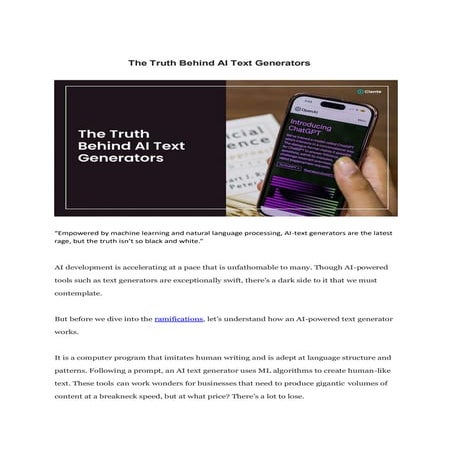 AI vs Human Writing: Can You Tell the Difference? | PDF