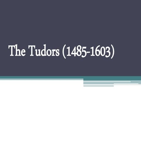 Reformation in England : Causes and Consequences | PPTX