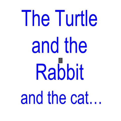 Story telling about the turtle and the rabbit | PPTX