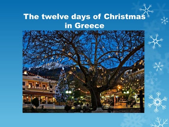 Christmas customs in Greece | PPT