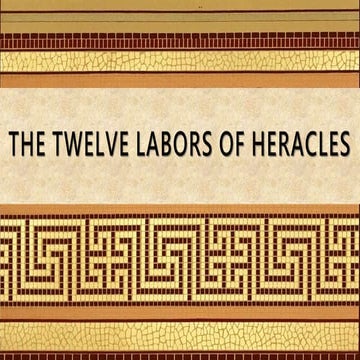 Twelve_Labors$of_Heracles TWLEVE LABORS OF HERACLES | PPT | Sci-fi and ...