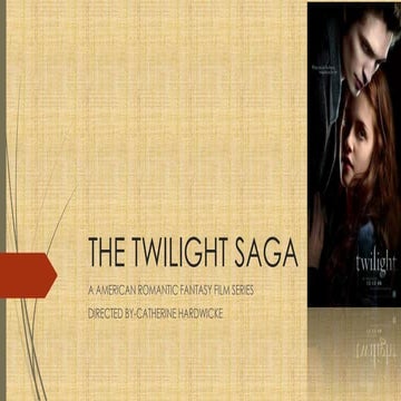 Movie presentation based on the movie "TWILIGHT". | PPTX