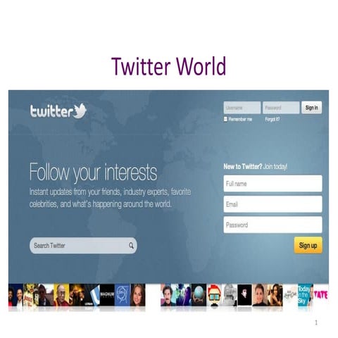 Social Media; The Twitter World - How to and Metrics | PDF