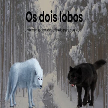 Os dois lobos - Uma mensagem de reflexão para sua vida | PPT