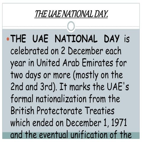 Uae national day ppt | PDF