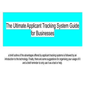 The Ultimate Applicant Tracking System Guide for Businesses.pdf ...