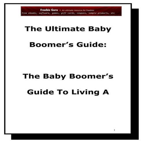 The ultimate baby_boomer_s_guide | PDF