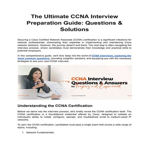 The Ultimate CCNA Interview Preparation Guide_ Questions & Solutions.pdf