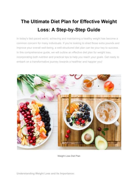 The-Weight-Watchers-Diet-Explained(1).pptx | Weight Loss | Healthy Living