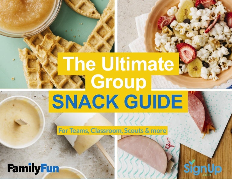 The Ultimate Group Snack Guide for Teams, Classroom, Scouts and more