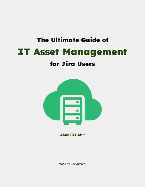 IT Asset Management (ITAM) - Hardware Asset Management (HAM) | PPTX