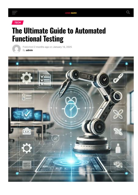 Technology assessment | PPTX
