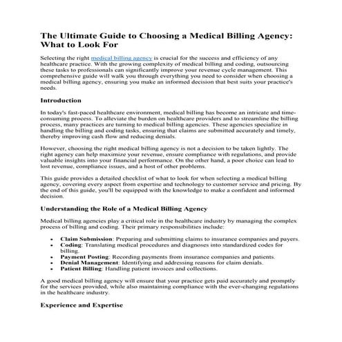The Ultimate Guide to Choosing a Medical Billing Agency.pdf