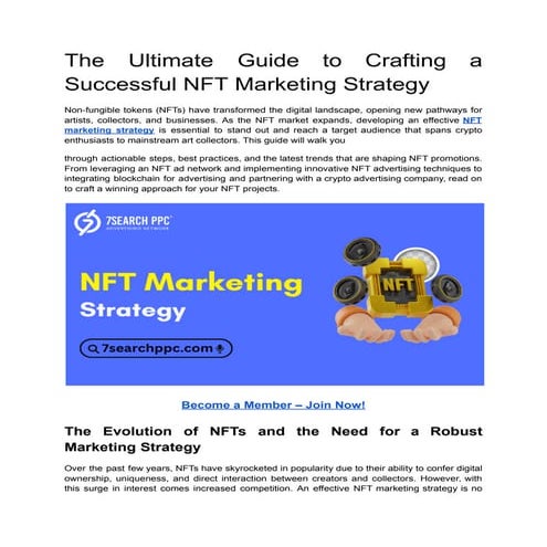 The Ultimate Guide to Crafting a Successful NFT Marketing Strategy.pdf
