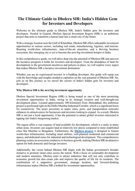 Dholera SIR Indias Next Gen Smart City and Investment Hotspot.pdf