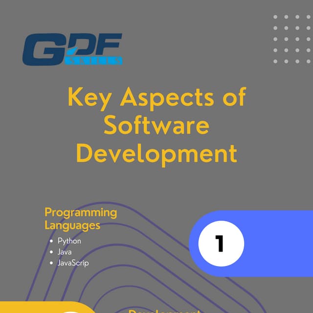 Software Development Simplified by GDF skills | PDF
