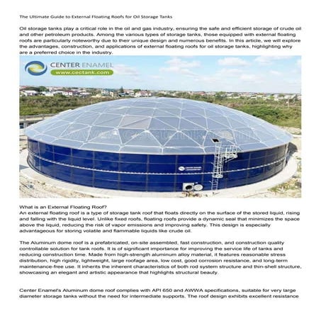 The Ultimate Guide to External Floating Roofs for Oil Storage Tanks.docx