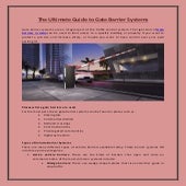 The Ultimate Guide to Gate Barrier Systems