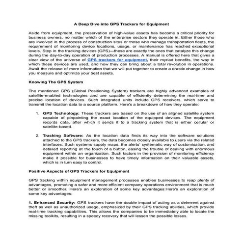The Ultimate Guide to GPS Trackers for Equipment.pdf