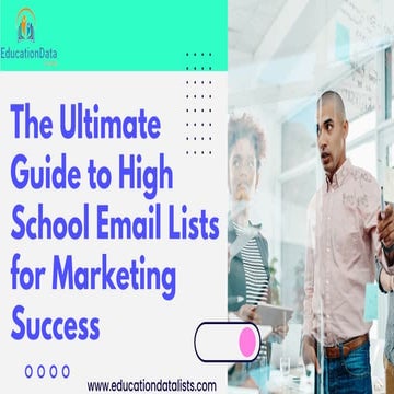 High school student email list | PPTX