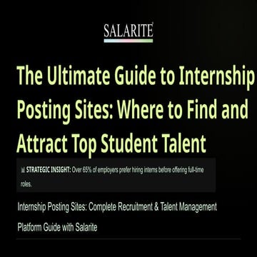 The Ultimate Guide to Internship Posting Sites Where to Find and ...
