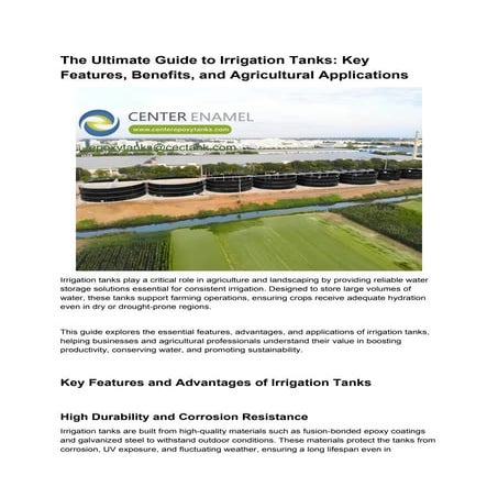 The Ultimate Guide to Irrigation Tanks Key Features, Benefits, and Agricultural Applications.docx