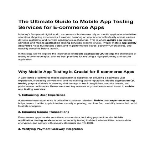 The Ultimate Guide to Mobile App Testing Services for E-commerce Apps.pdf