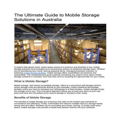 The Ultimate Guide to Mobile Storage Solutions in Australia.pdf