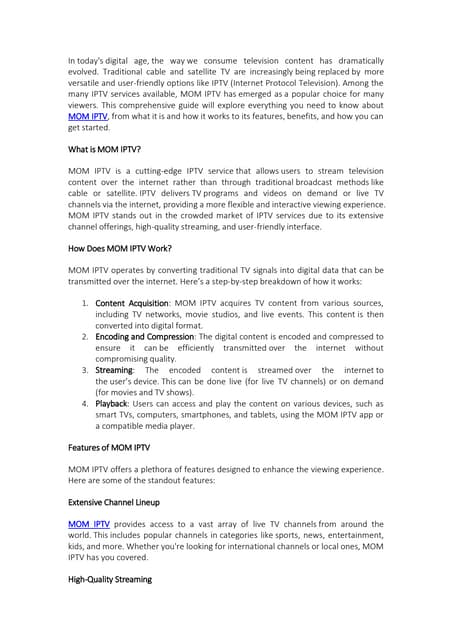 How to Set Up Mega OTT IPTV- A Step-by-Step Guide for New Users.pdf | Home Entertainment Systems ...