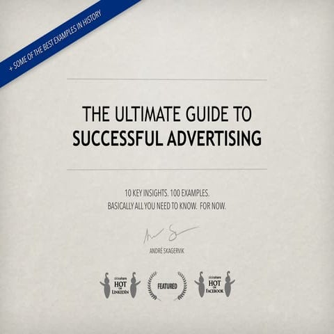 The ultimate guide to successful advertising (updated version) | PPT