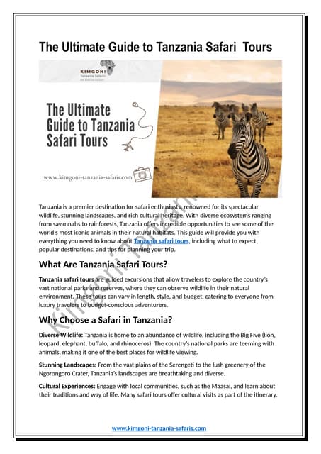 KiliTrip pdf Tours & Wildlife Safaris.pdf