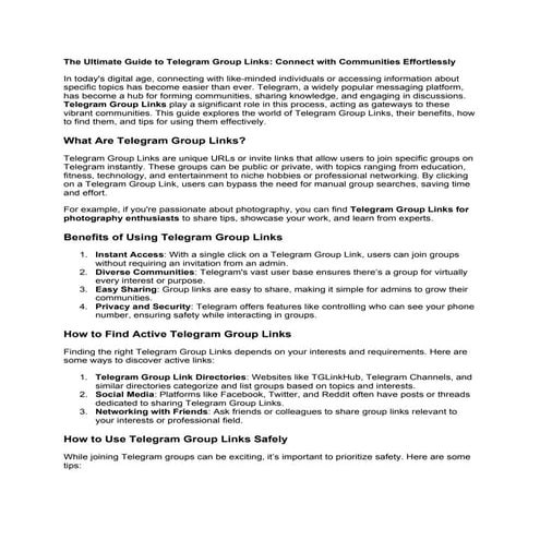 The Ultimate Guide to Telegram Group Links_ Connect with Communities ...