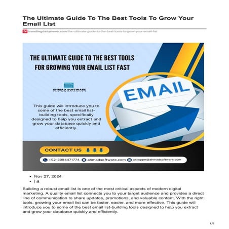 Ultimate List of Email Extraction And Verification Tools.pdf