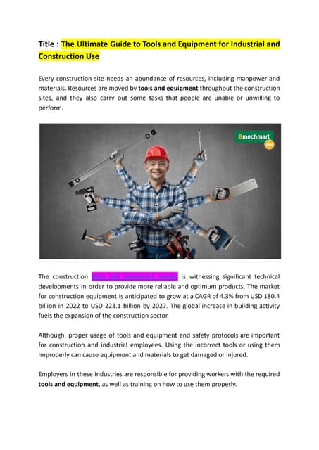 Classification of Tools and Equipment.pptx