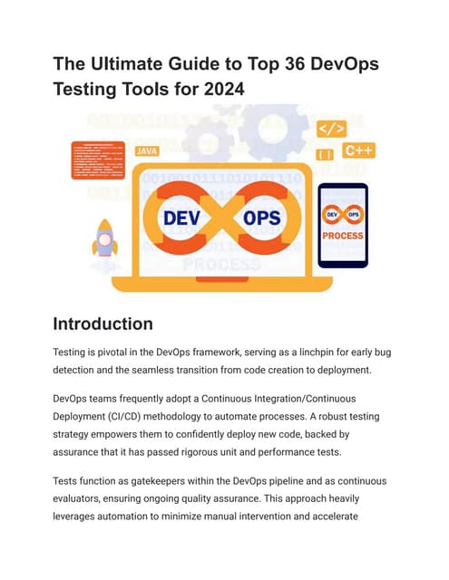 DevOps Test Automation_ Its Significance, Types, and Tools.pdf | Web ...