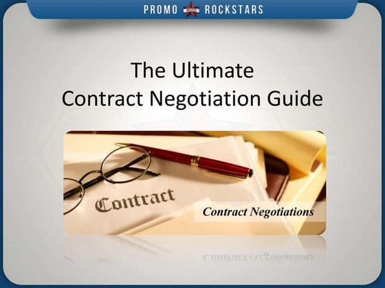 PPT- 5 - Contract and agreement Negotiation.pptx