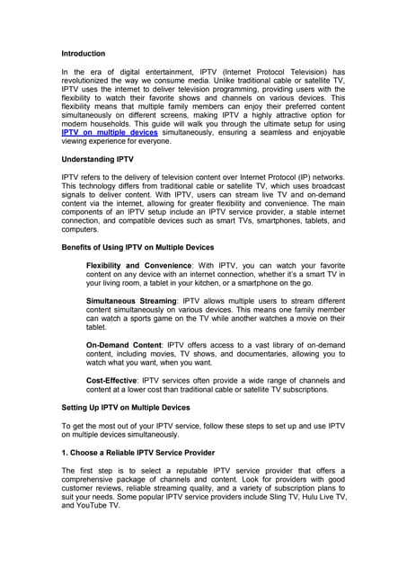 How to Set Up Mega OTT IPTV- A Step-by-Step Guide for New Users.pdf | Home Entertainment Systems ...