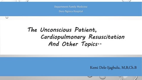 Unconsciousness | PPT