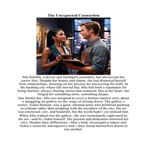 The Unexpected Connection (BEST ROMANTIC STORY,SEXY STORY) | PDF