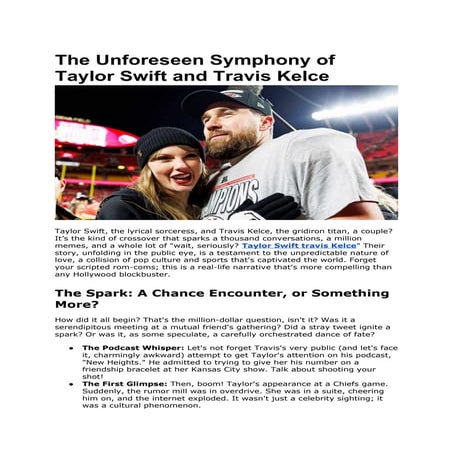 The Unforeseen Symphony of Taylor Swift and Travis Kelce.docx