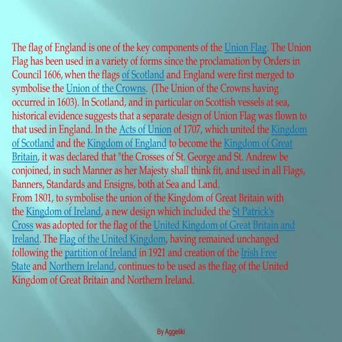 The Union flag history | PPTX
