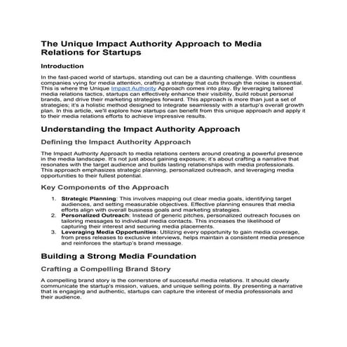 The Unique Impact Authority Approach to Media Relations for Startups.docx