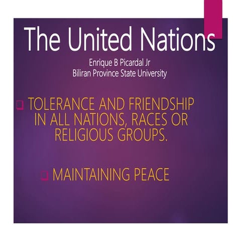 The united nations | PPT
