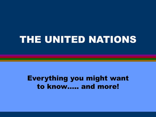 The-United-Nations-and-the-Contemporary-Global-Governance.pptx | Civic ...