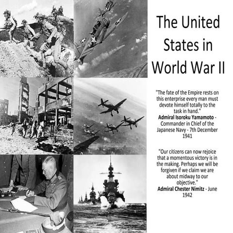 The United States in World War II | PPT