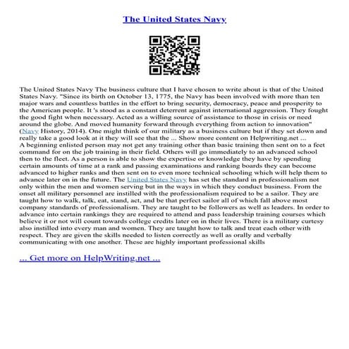 The United States Navy | PDF