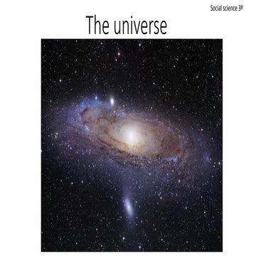 The universe 3ºprimary | PPTX