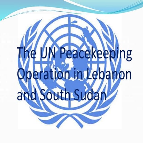 The UN Peacekeeping | PPTX